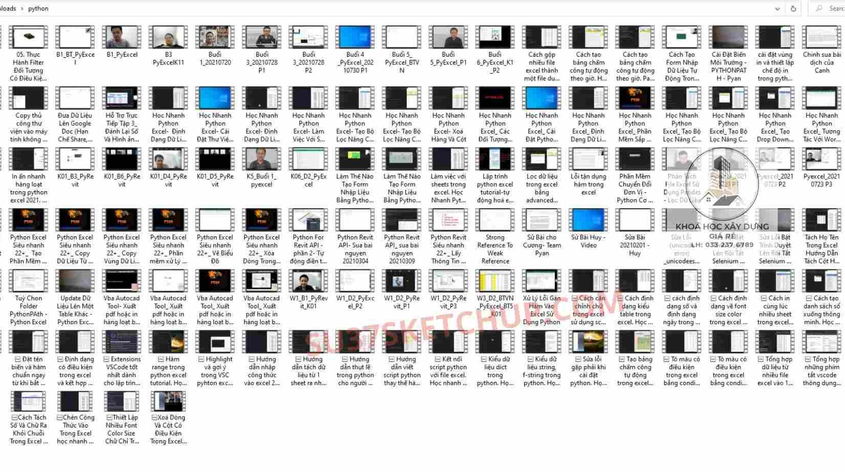 PYTHON PYAN – KHÓA HỌC XÂY DỰNG GIÁ RẺ